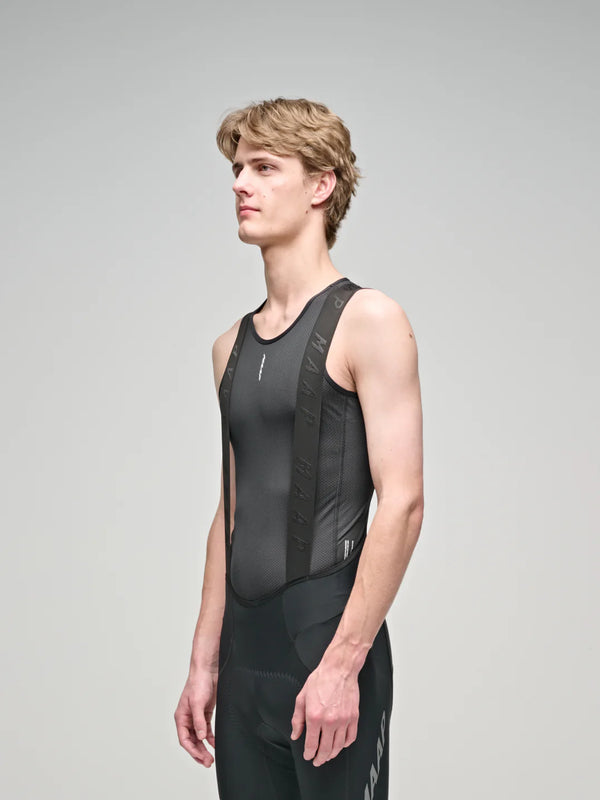 MAAP Team Mesh Base Layer Black | Ultra-lightweight mesh cycling base ...