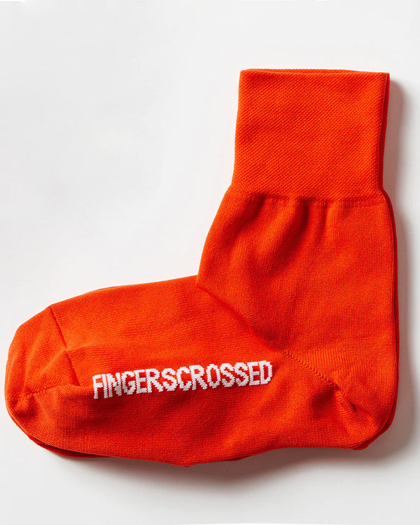 Fingerscrossed Cycling Oversocks, Burnt Orange | CYCLISM